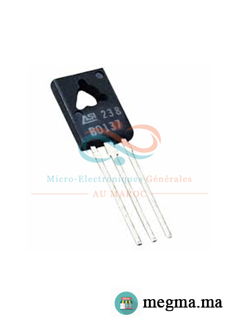 BD137 Transistor NPN Puissance Moyenne TO-126 | MEGMa